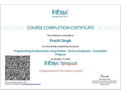 Prachi Singh On Linkedin Completed The Moocs Course Of Programming Fundaments Using Python From