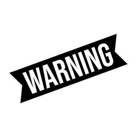 Premium Vector Warning Letter Rubber Stamp Template