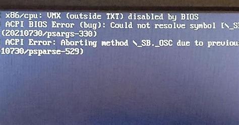 Why Does Linux Mint 21 Errors Acpi Errors And Warnings During Boot R
