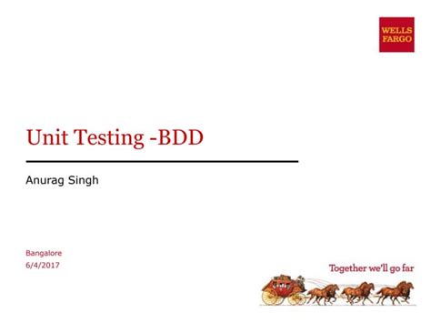Unit Testing Behaviour Driven Development Ppt