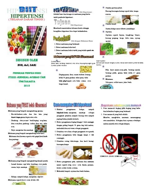 Pdf Leaflet Diit Hipertensi Pdf