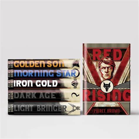 Red Rising Dust Jackets Nerdy Ink