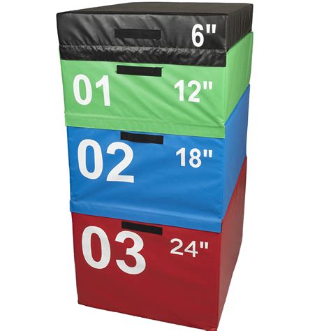 Stackable Soft Plyo Box Set Fitness Products Direct