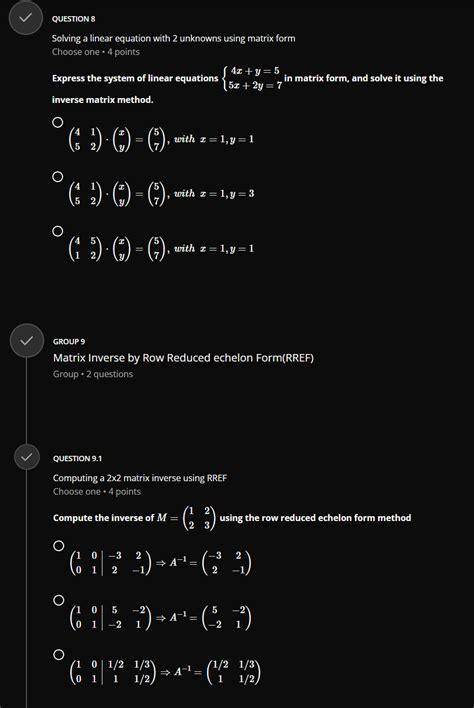 Solved Group 3 Minor Determinant An Cofactor Group ⋅2