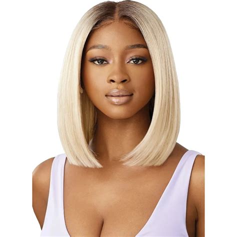 Outre Airtied Hand Tied Human Hair Blend Hd Lacewig Yaki 12