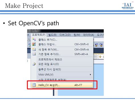 Ppt Index ∞ Image Processing ∞ Opencv ∞ Download And Setup ∞ Make