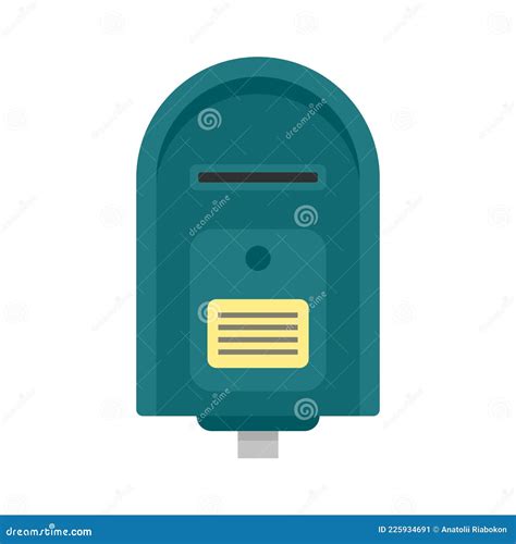 Full Mailbox Icon Flat Isolated Vector Stock Vector Illustration Of