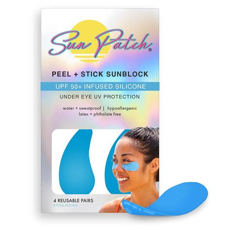 Sun Patch Reusable Under Eye Sunblock Patches 100