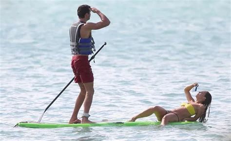 Myleene Klass Shows Off Her Perfect Bikini Bod As She Larks About With