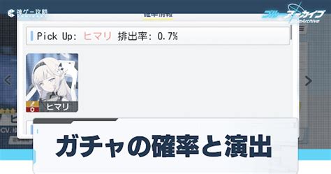 【ブルアカ】ガチャの排出確率と演出 神ゲー攻略
