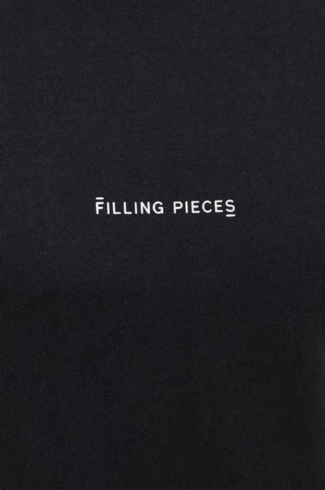 Filling Pieces Cotton T Shirt Core Slim Fit Black Color 6813681861 At