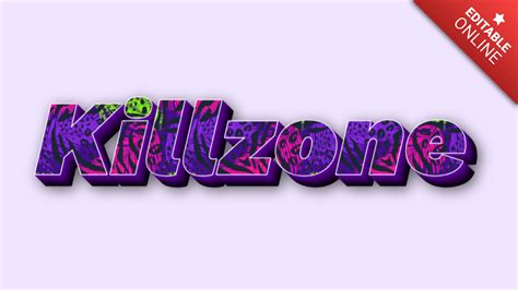 Killzone Text Effect Generator