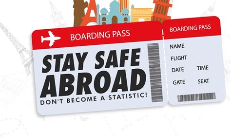Staying Safe Abroad Dont Become A Statistic Infographic Visualistan