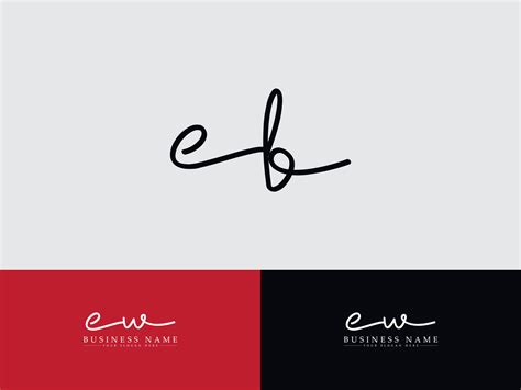 Modern Eb Initial Logo Luxury Eb Logo Letters Icon 33856823 Vector Art