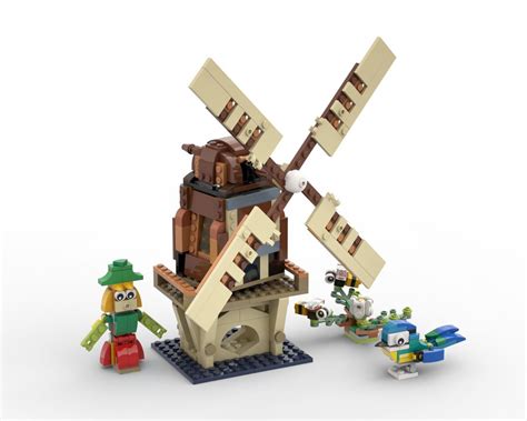 Lego Moc 31143 Dutch Windmill By Nequmodiva Rebrickable Build With Lego
