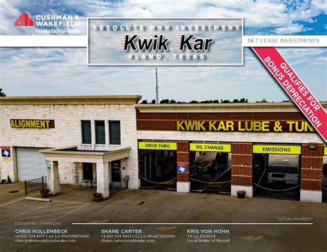 10101 Custer Rd Plano Tx 75025 Kwik Kar Annual Cpi Increases
