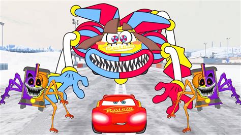 Big And Small Mcqueen Pomni The Digital Circus Eater Vs Mcqueen Mcqueen Vs Mcqueen Beamng