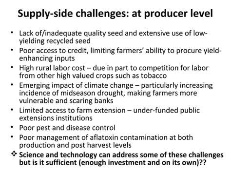 Why The Groundnut Value Chain In Malawi Ppt