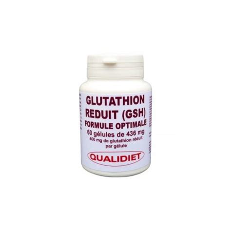 Reduced glutathione, an essential antioxidant for the body