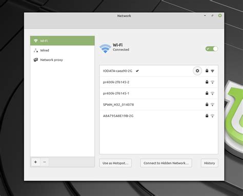 Network Connection Manjaro Dot Site