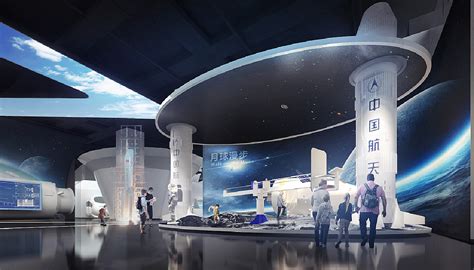T市科技馆 航天区域空间展陈设计改良设计原创作品 站酷zcool