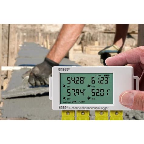 Ux120 014m Data Logger Con Cuatro Canales Para Termopares Tipo J K