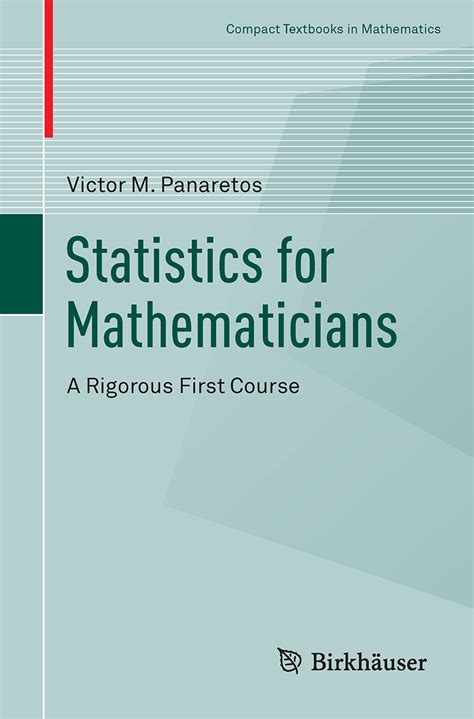 Statistics For Mathematicians A Rigorous First Course ‒ Smat ‐ Epfl