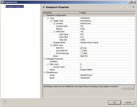 ccs tmdsprex28335 breakpoint overrun breakpoint skip count stops