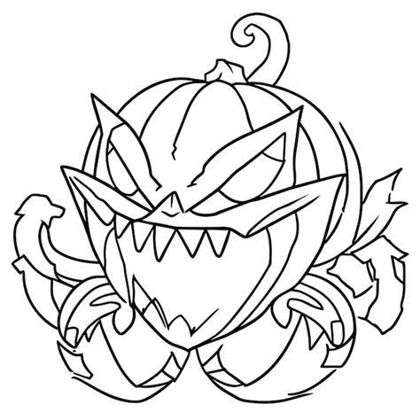 Página Para Colorear De Niños Tema De Halloween Con Calabazas Y