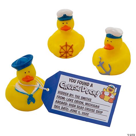 Personalized Youve Been Ducked Cruise Handouts With Tags For 24