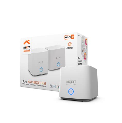 Router Tecnología True Mesh Router 2 Pack Marca Nexxt