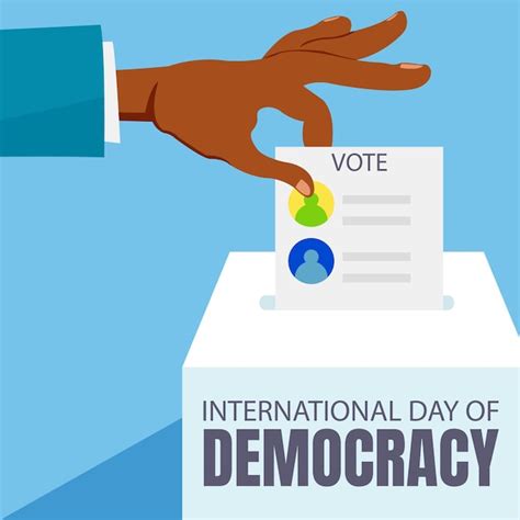 Premium Vector Illustration Vector Graphic Of Hand Putting Voting