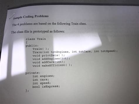 Solved Sample Coding Problems The 4 Problems Are Based On Chegg