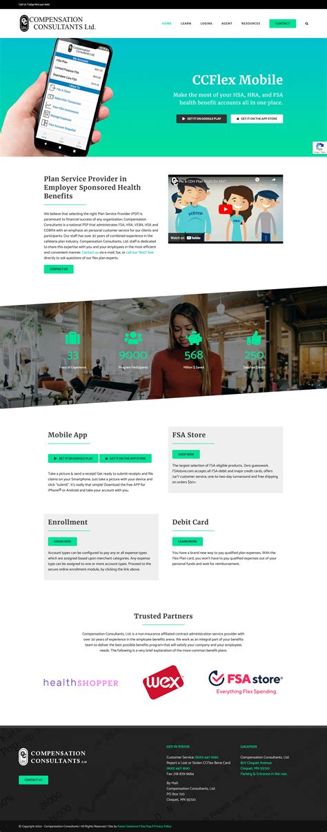 Cc Flex Professional Service Website Design In Cloquet Mn