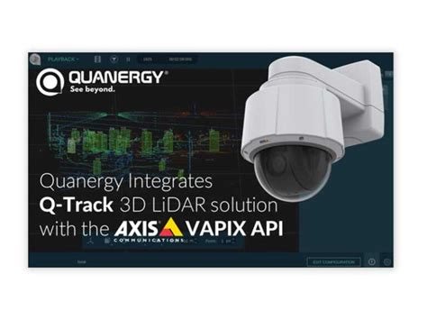 Quanergy Integrates Axis Vapix To Enhance 3d Lidar Powered Security