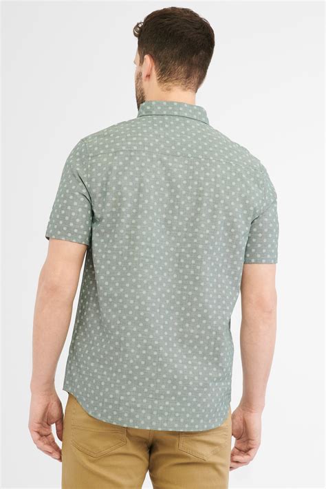 Chemise Manches Courtes Imprimée Homme Aubainerie