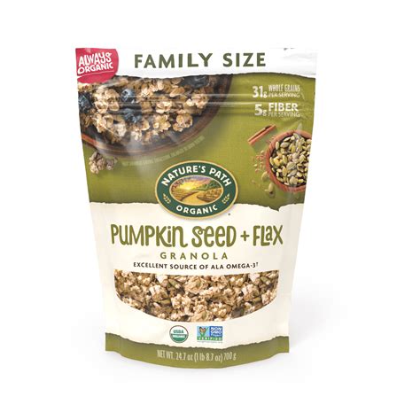 Pumpkin Seed Flax Granola Natures Path