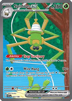 Spidops Ex Leafeon Vmax Deck PokemonCard
