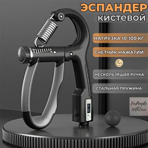Эспандер Кистевой ForPeopleWithLove, max нагрузка 100 кг - купить по ...