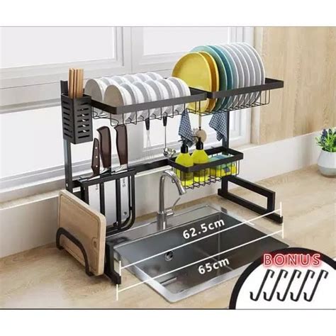Rak Piring Minimalis Wastafel Motif Populer