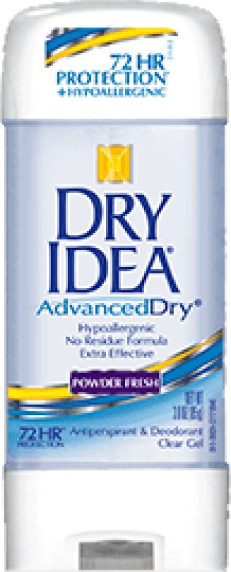 Dry Idea Powder Fresh 72 Hr Antiperspirant Deodorant Clear Gel 3500