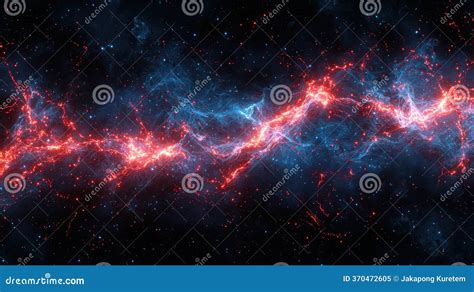 The Collision Of Vibrant Cosmic Nebulae Creates A Breathtaking Abstract In The Vastness Of Space