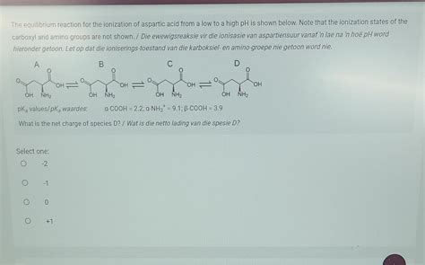 Solved The Equilibrium Reaction For The Ionization Of