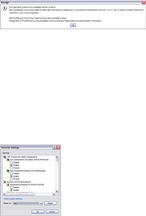 gui client software requirements ibm totalstorage productivity center