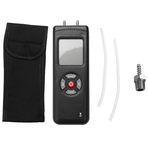 Manometer Digital Portable Handheld Air Vacuum Gas Pressure Gauge Meter