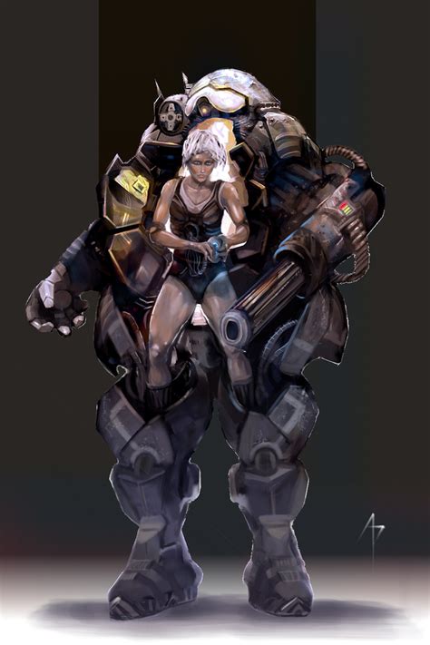 Mecha Girl By M0nkeybread On Deviantart