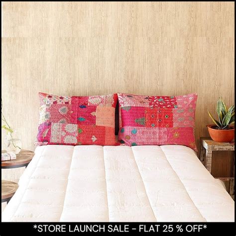 Kantha Pillow Cover Etsy