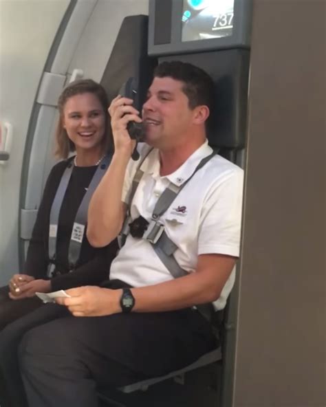 Southwest Airlines Flight Attendant Does Hilarious Looney Tunes
