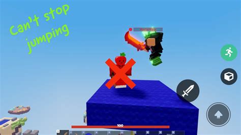 Cant Stop Jumping Challenge Roblox Bedwars YouTube