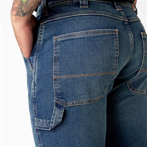 Mens Flex Relaxed Fit Double Knee Jeans Dickies Us